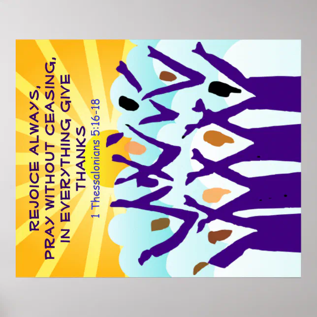 Rejoice poster | Zazzle