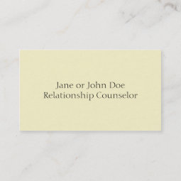 Relationship Counselor Business Card | Zazzle