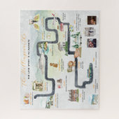 Relationship Story Timeline | Cute Personalized Jigsaw Puzzle | Zazzle