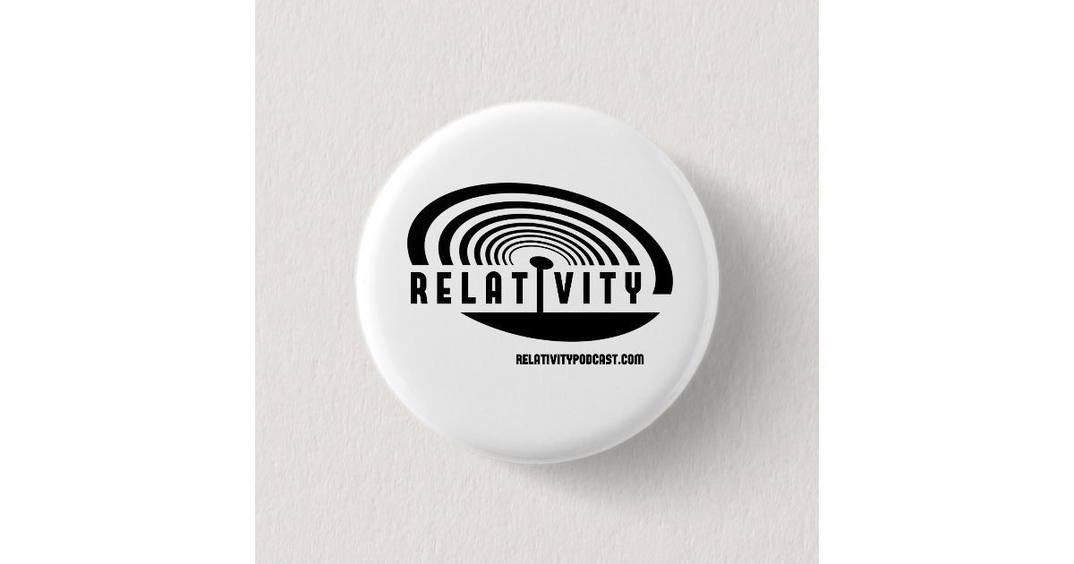 RELATIVITY logo button | Zazzle