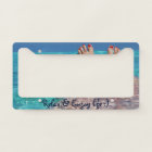 Beach Sky Sandy -Always Beach Bound License Plate Frame | Zazzle.com