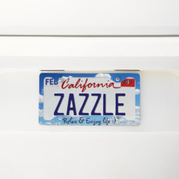 Relax and Enjoy Life License Plate Frame | Zazzle