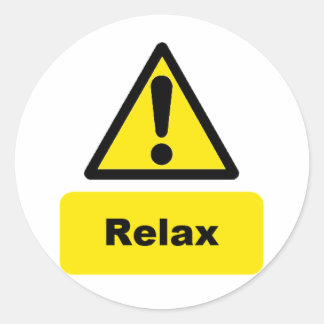 Relax Stickers | Zazzle