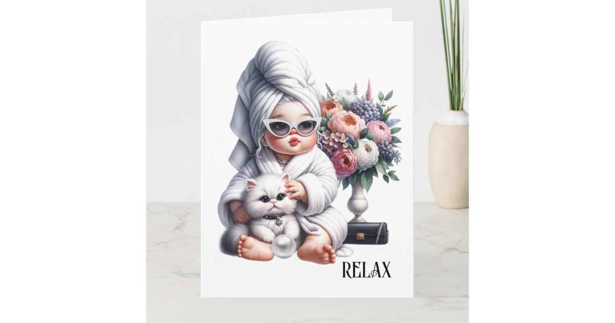 RELAX - See Back - Card | Zazzle