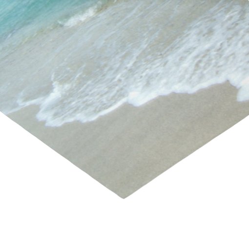Relaxing Blue Beach Ocean Landscape Nature Scene Tissue Paper | Zazzle