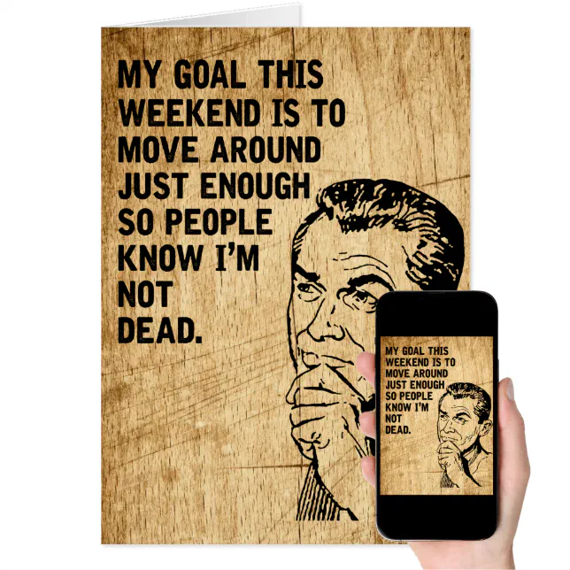 Relaxing Father's Day Retro Rustic Lazy Dad | Zazzle