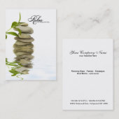 Relaxing Zen Business Card Template | Zazzle