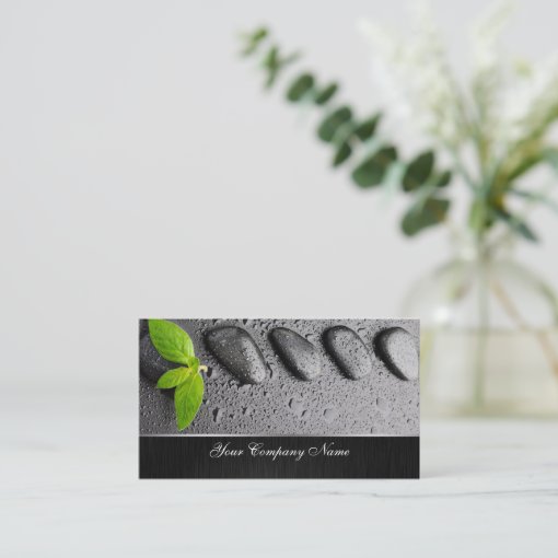 Relaxing Zen Business Card Template | Zazzle