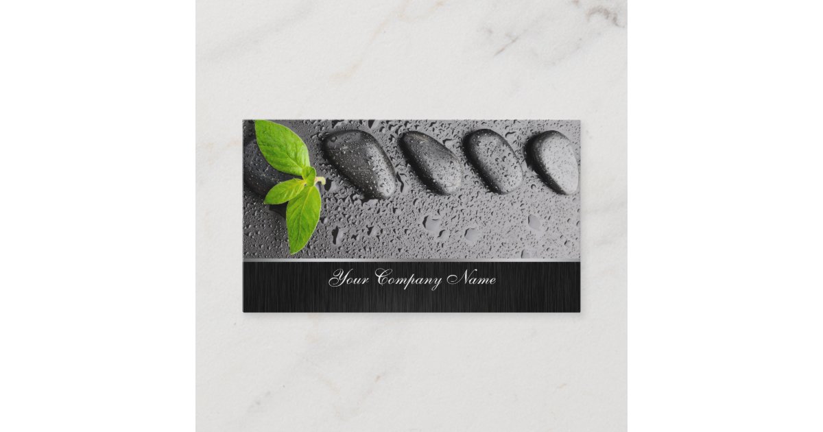 Relaxing Zen Business Card Template | Zazzle