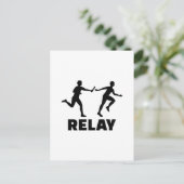 Relay race postcard | Zazzle