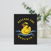 Release The Quackin' Postcard | Zazzle
