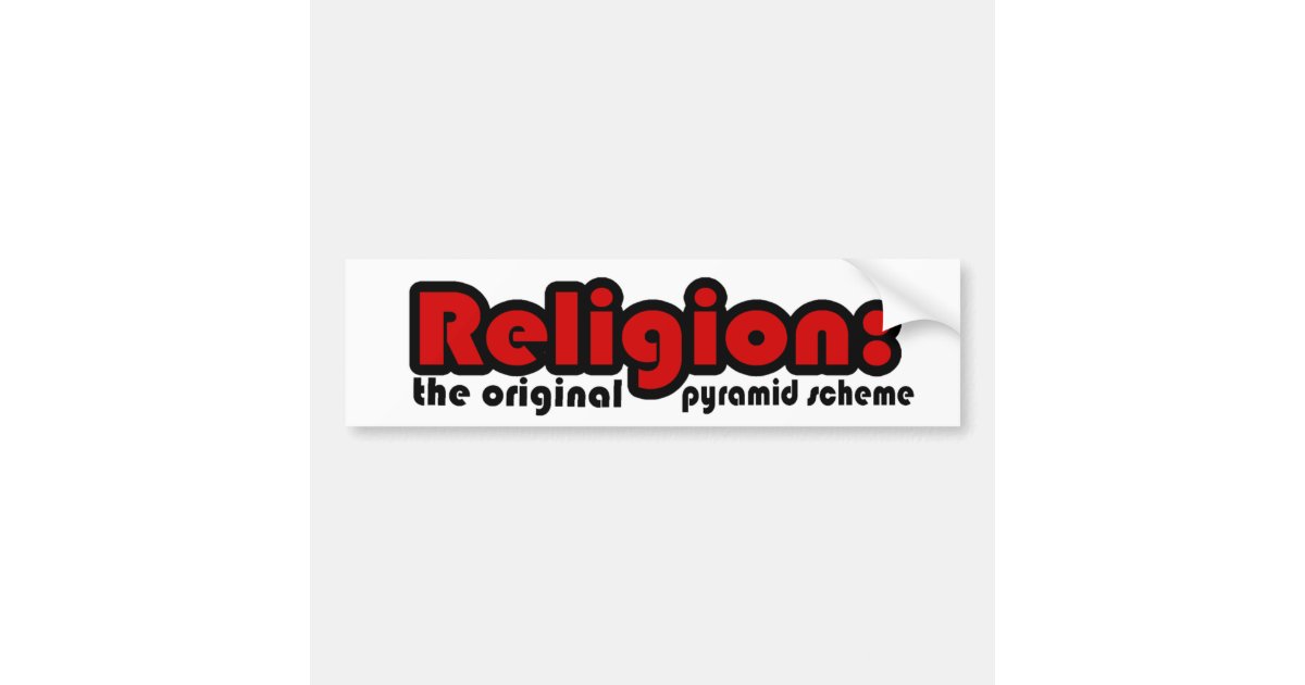 Religion Bumper Sticker | Zazzle