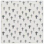 Christian Cross Pattern Fabric | Zazzle