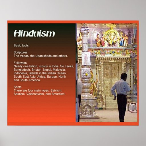 Religion, Hinduism, Basic facts Poster | Zazzle