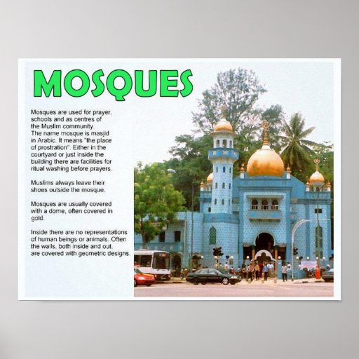 Religion, Islam, Mosques Poster | Zazzle