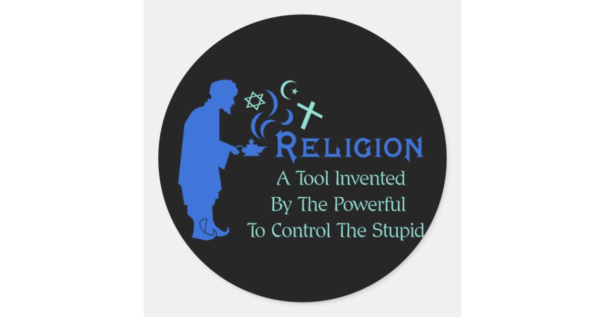 Religion Tool Classic Round Sticker | Zazzle