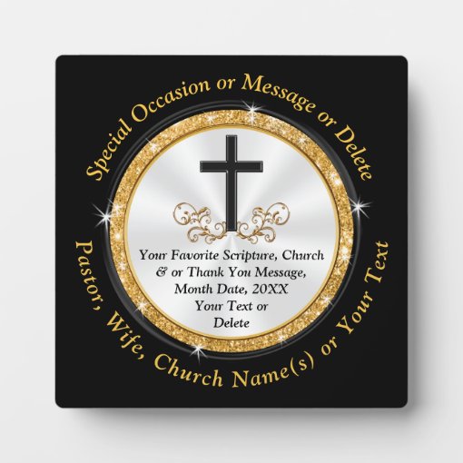 Religious Appreciation Plaques, Personalized Plaque | Zazzle