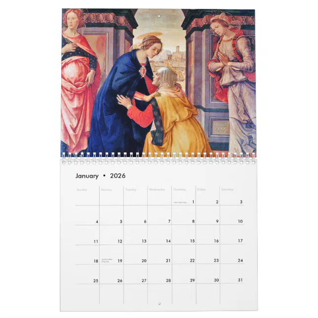 Religious Art Calendar | Zazzle
