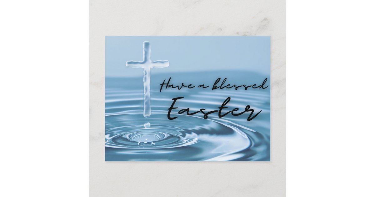 Religious Blessed Easter Postcard | Zazzle