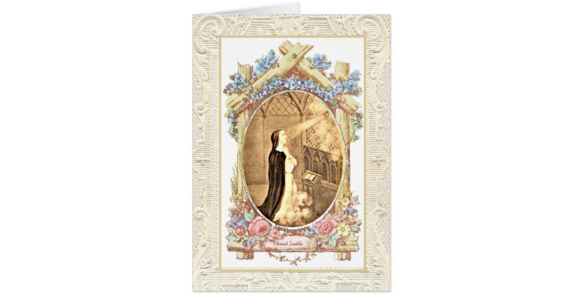 Religious Blessed Imelda Lambertini Prayer | Zazzle