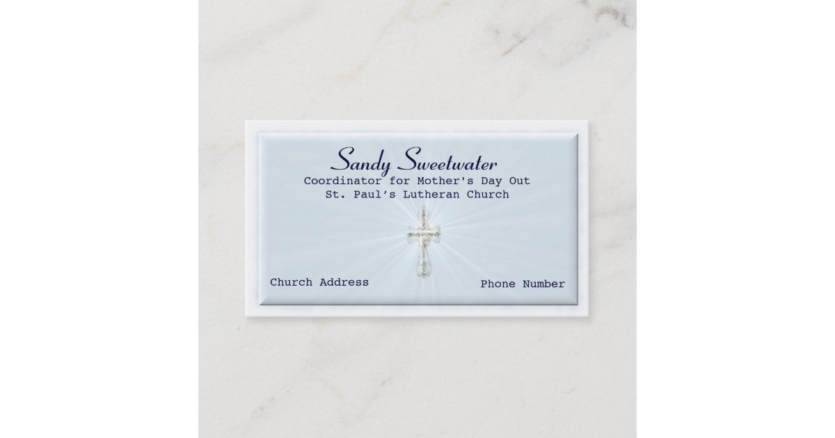 Religious Business Card Template | Zazzle