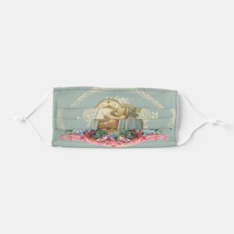 Religious Catholic Blessed Virgin Mary Jesus Adult Cloth Face Mask | Zazzle