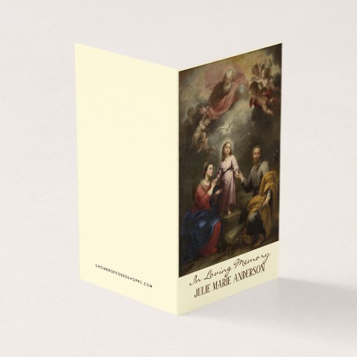 Religious Catholic Funeral Memorial Holy Cards | Zazzle