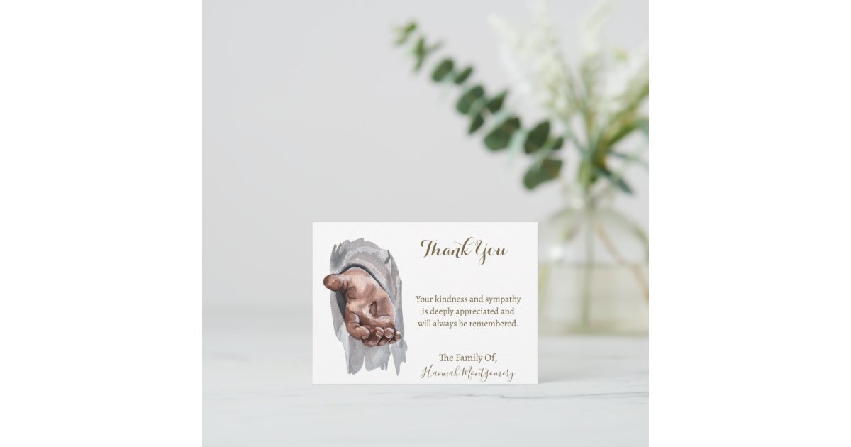 Religious Christian Catholic Thank You Card | Zazzle