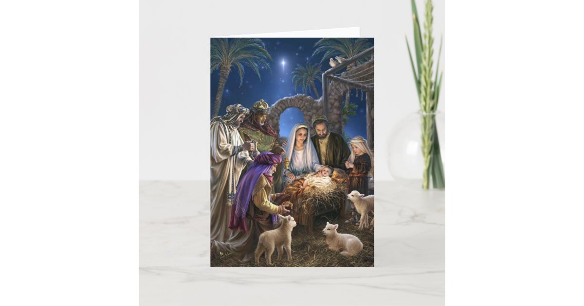 Religious Christmas Cards | Nativity 4 | Zazzle.com