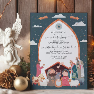 Christian Christmas Invitation Templates Christmas Party Invitation