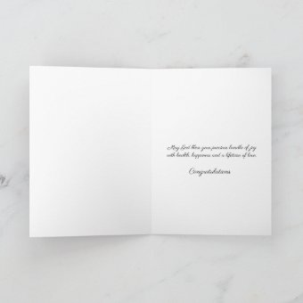 Religious Congratulations New Baby Virgin Mary Card | Zazzle