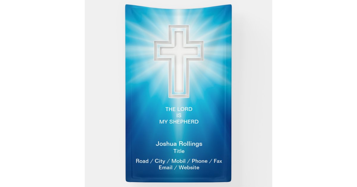 Religious Cross | Christian Banner | Zazzle