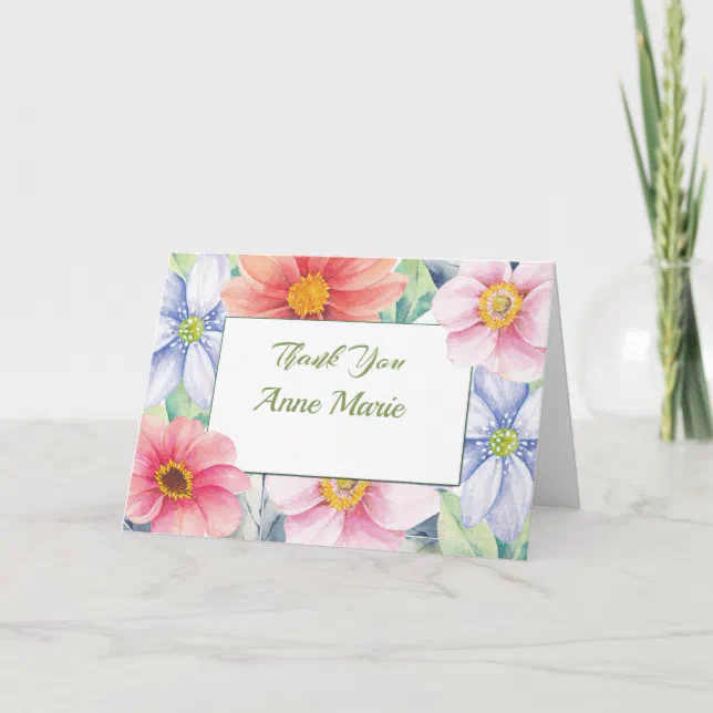 Religious Customizable Thank You for Serving Large Card | Zazzle