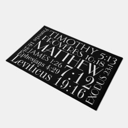 Religious Door Mat | Zazzle