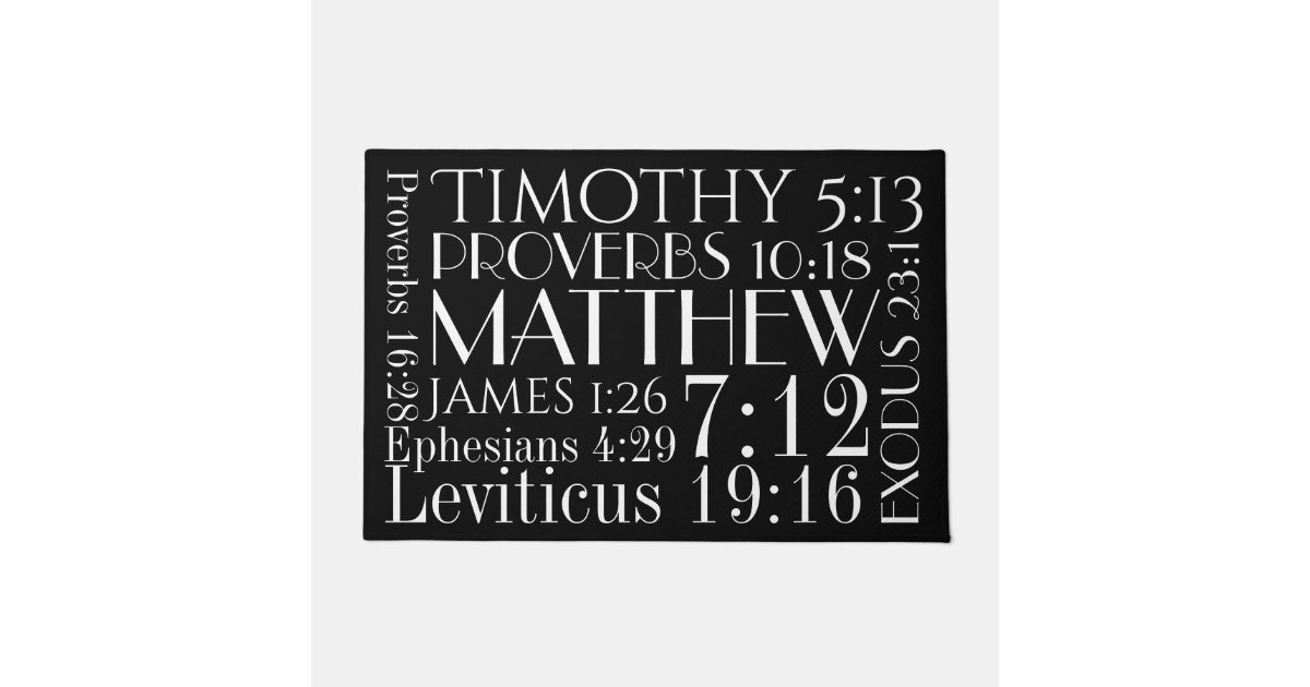 Religious Door Mat | Zazzle