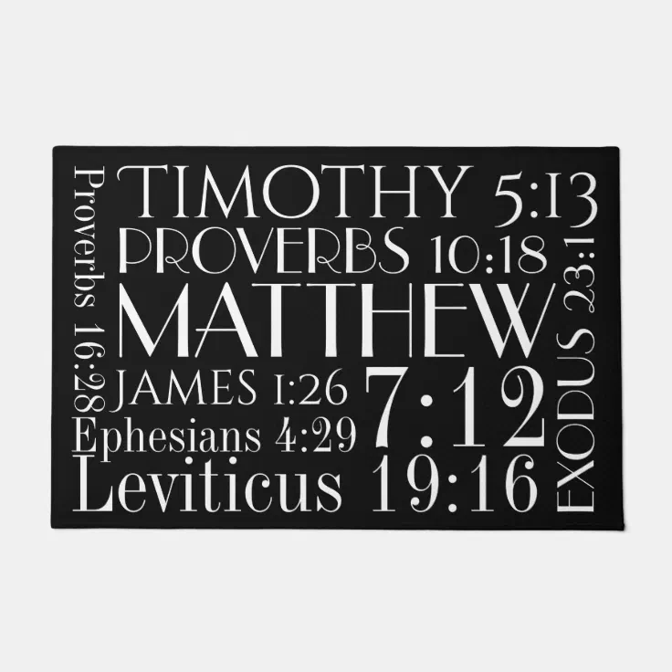 Religious Door Mat | Zazzle