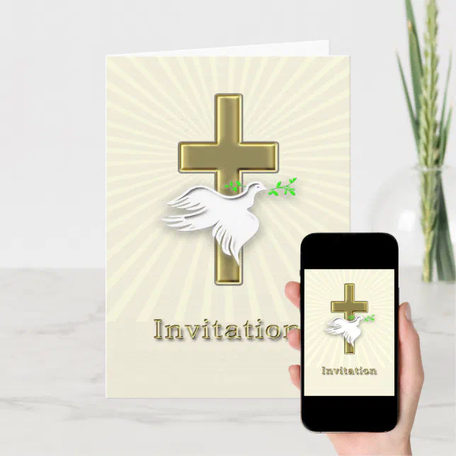 Religious event invitation | Zazzle