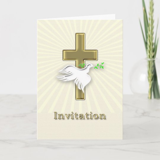 Religious event invitation | Zazzle.com