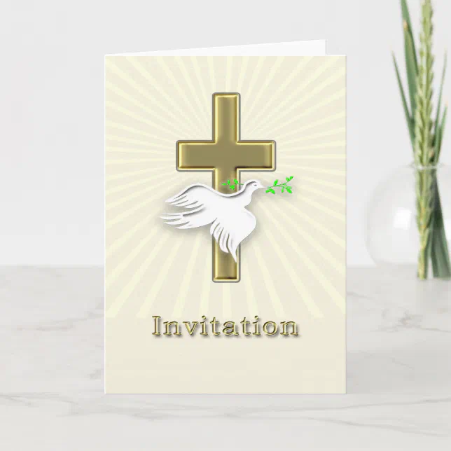 Religious event invitation | Zazzle