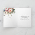 Religious Floral Mothers Day Prayer Card | Zazzle
