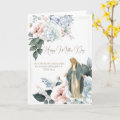 Religious Floral Mothers Day Prayer Card | Zazzle