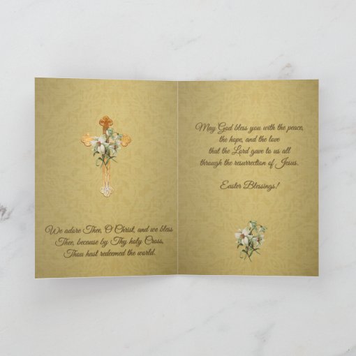 Religious Happy Easter Resurrection Pascha Holiday Card | Zazzle