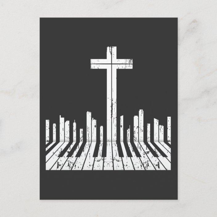 Religious Piano Player Christian Keyboard Pianist Postcard | Zazzle.com