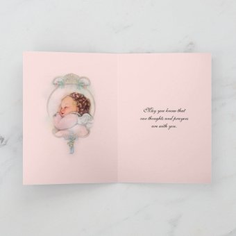 Religious Pregnancy Loss Sympathy Miscarriage Card | Zazzle