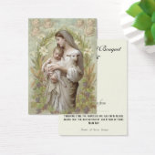 Religious Spiritual Bouquet Prayer Holy Card | Zazzle