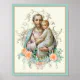 RELIGIOUS ST JOSEPH JESUS CATHOLIC POSTER | Zazzle
