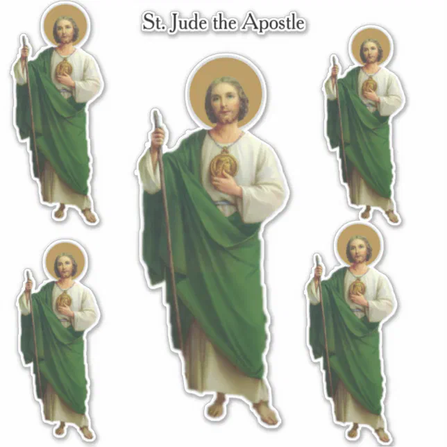 Religious St. Jude the Apostle of Jesus Sticker | Zazzle