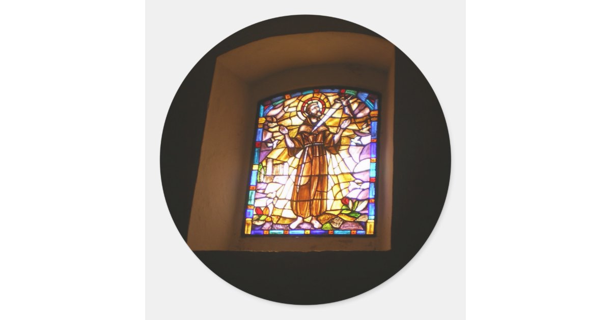 Religious Stained Glass Window Stickers | Zazzle