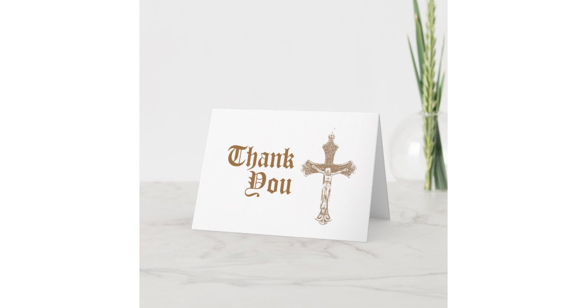 Religious Thank You Card | Zazzle.com