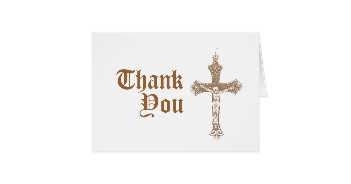 Religious Thank You Card | Zazzle
